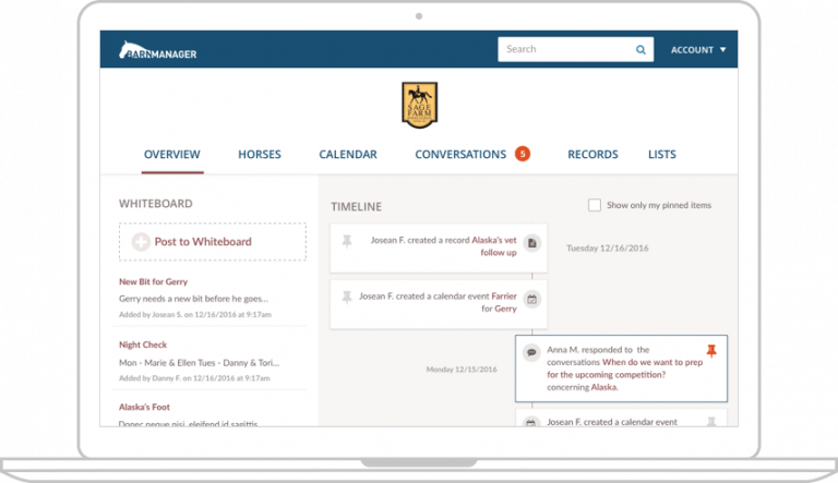 BarnManager – Organize & streamline your stable.